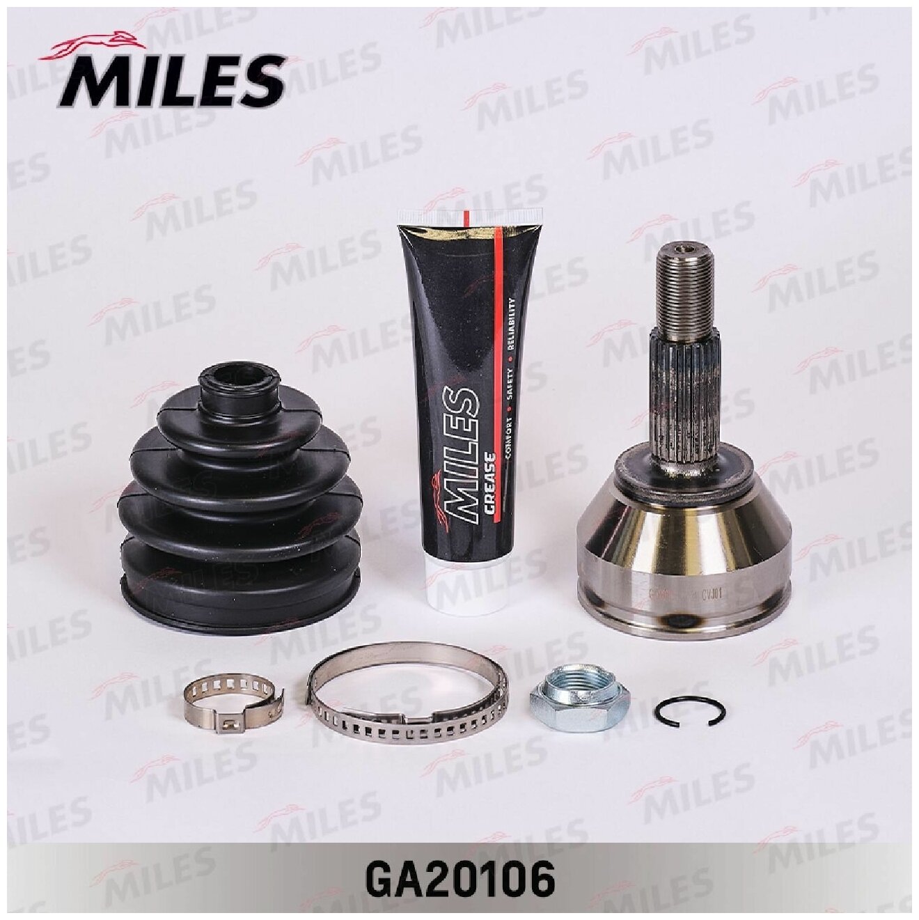 ШРУС MILES GA20106, наружный, для Ford Focus 1.4-1.8, 98-04