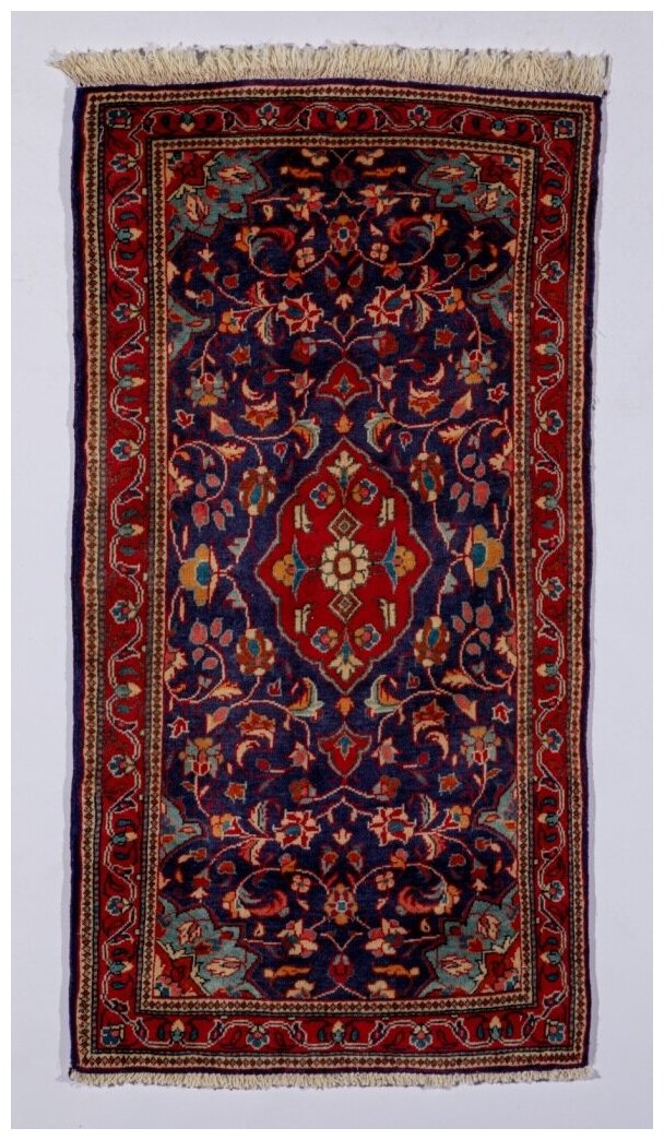 Винтажный ковёр Persepol, ручная работа, Иран, шерстяной, 0,61х1,18 м