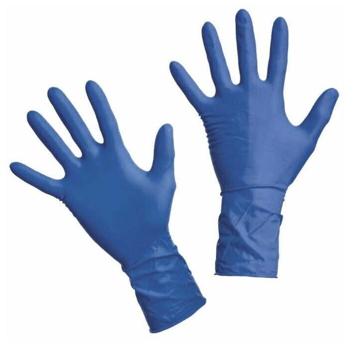 Перчатки DERMAGRIP ЛАТ HIGH RISK см/нест неопуд (пара) L №25