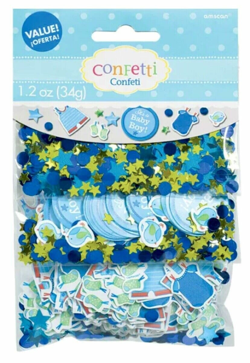 Гендер пати конфетти мальчик