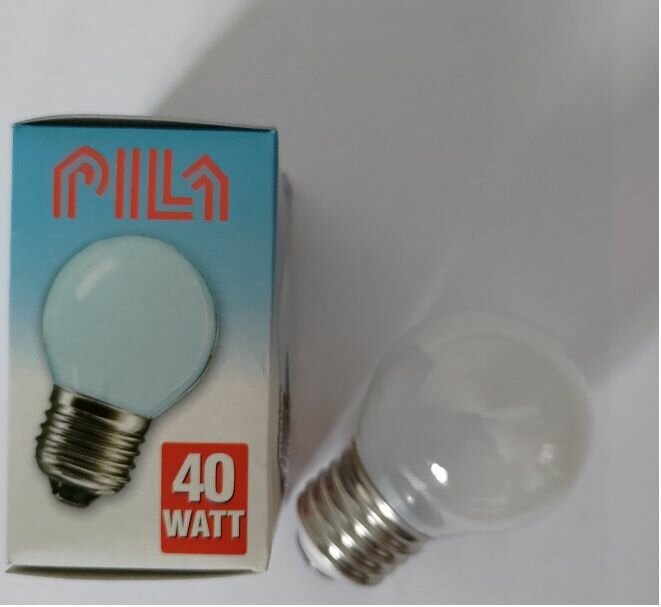 Лампочка накаливания Pila, E27 40Вт