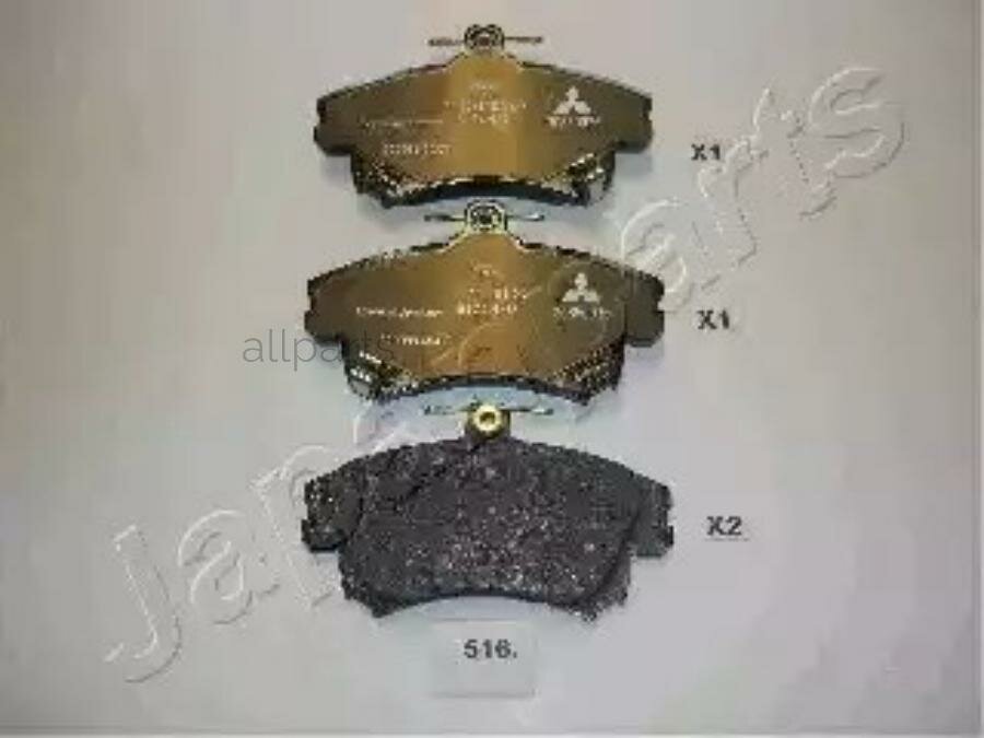 JAPANPARTS PA516AF Колодки торм. диск.