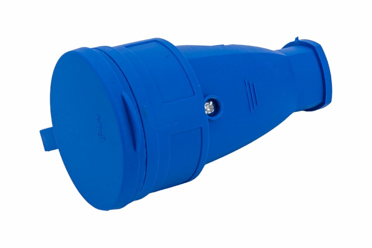 SVET РА 16-005 УХЛ4 переносная розетка из каучука синего цвета SV0303-0007 прочная