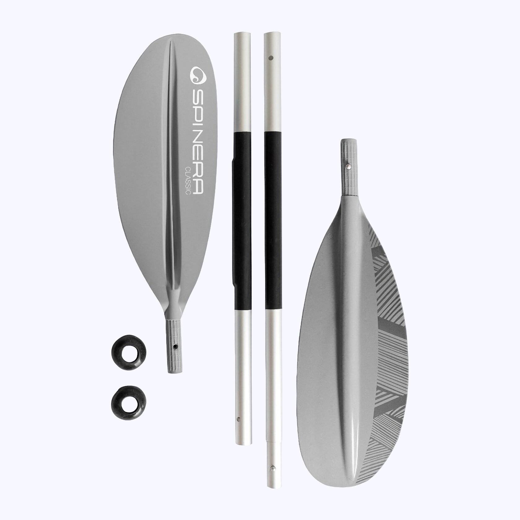 Весло для каяка Spinera KAYAK CLASSIC 4pcs Aluminium/Fiberglas/Polypropylen Teal S24 - Серый