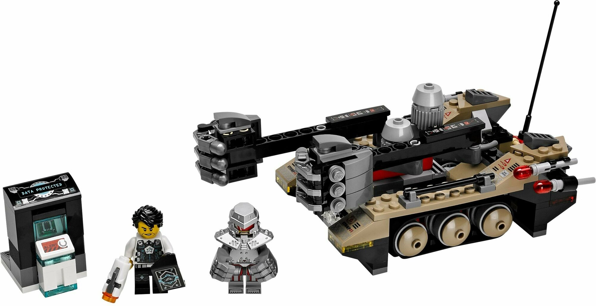Конструктор LEGO Лего 70161 Проникновение гусеничного танка Тремора