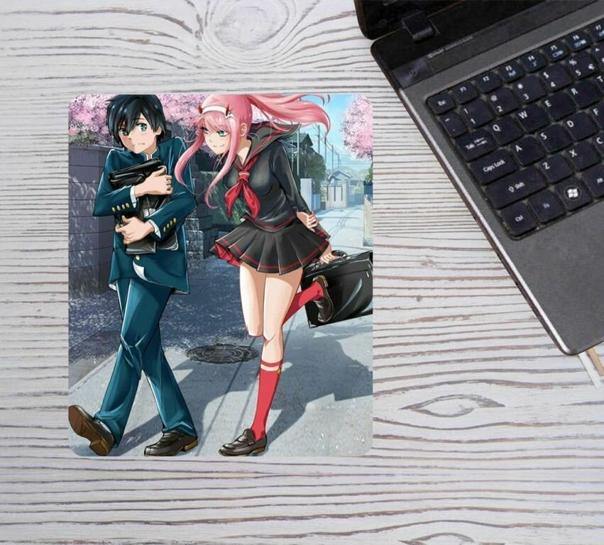 Коврик для мышки игровой 36 на 29 см MIGOM Любимый во Франксе, Darling in the Franxx №7