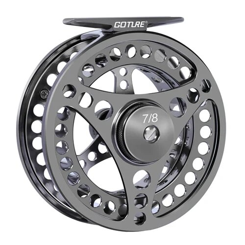 Goture Катушка для нахлыста 2+1BB алюминиевая 3/4 5/6 7/8 9/10 WT 7 8 Fly reel
