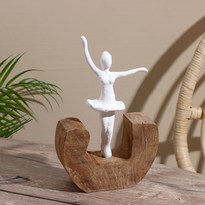 Сувенир Балерина, 18×7×24 см, полимерная смола, манговое дерево