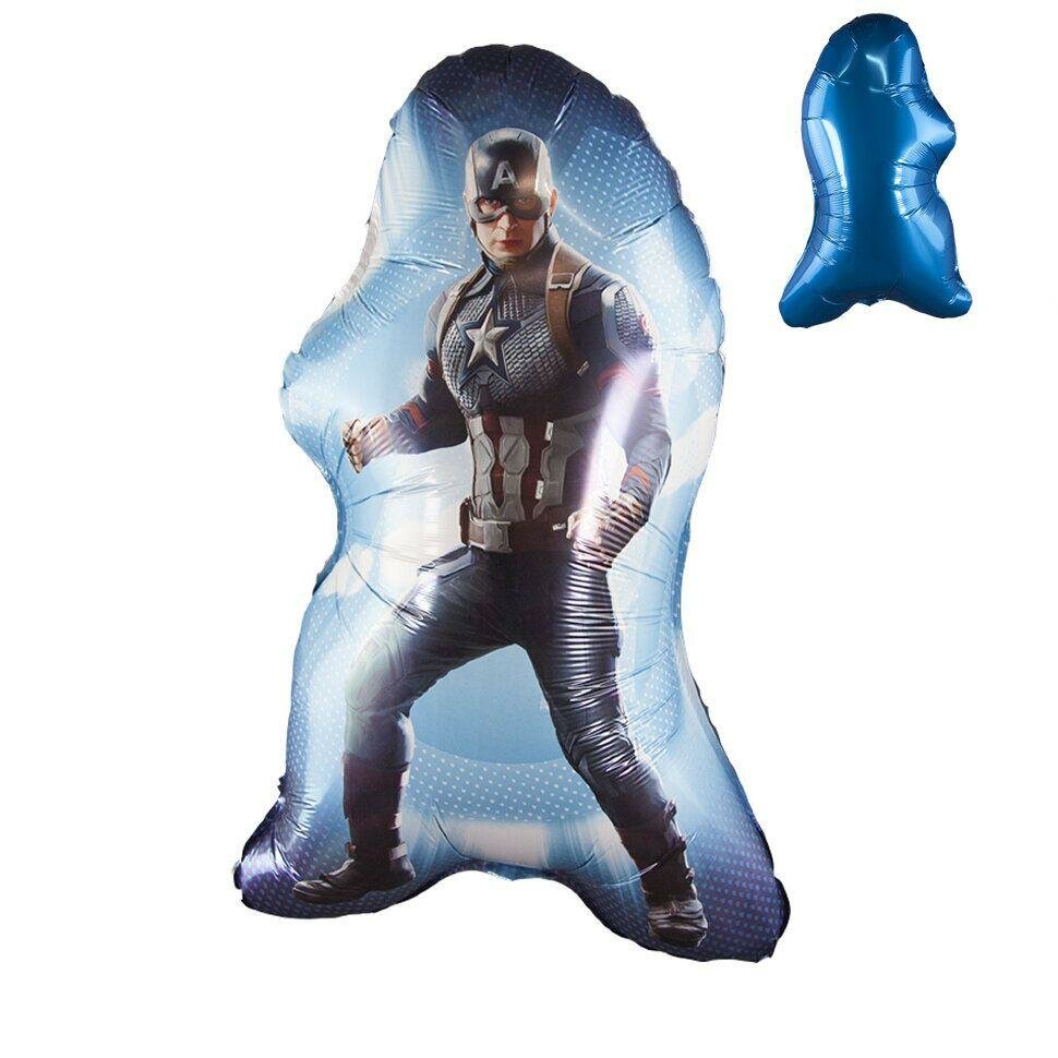 Шар (31'/79 см) Фигура, Герои Марвел, Капитан Америка, 1 шт.