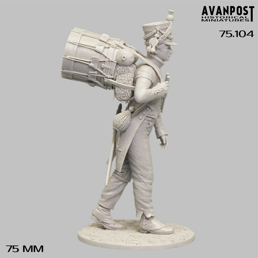 75.104 Барабанщик 57-го линейного полка, 1812 г