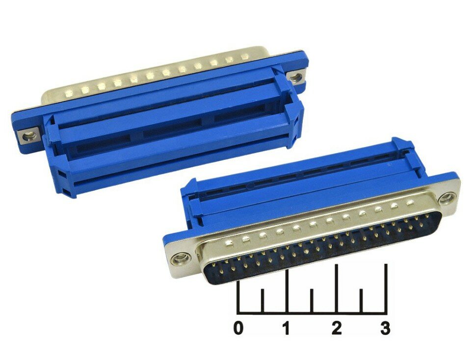 Разъем D-SUB штекер 37pin на шлейф (DI-37M)