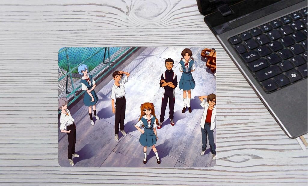 Коврик для мышки игровой 36 на 29 см GOODbrelok Евангелион, Neon Genesis Evangelion №5
