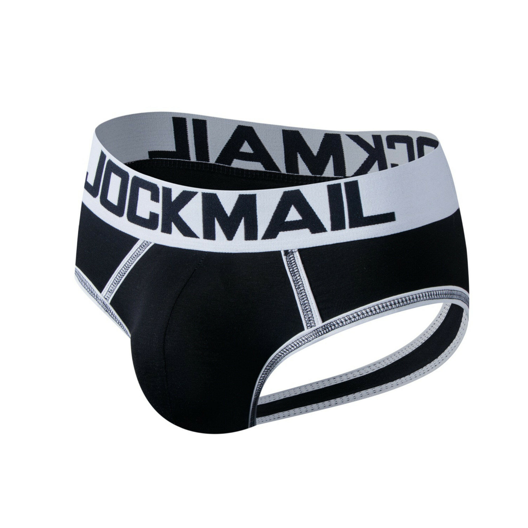 Мужские трусы джоки черные JOCKMAIL JM4044-2 L (48)