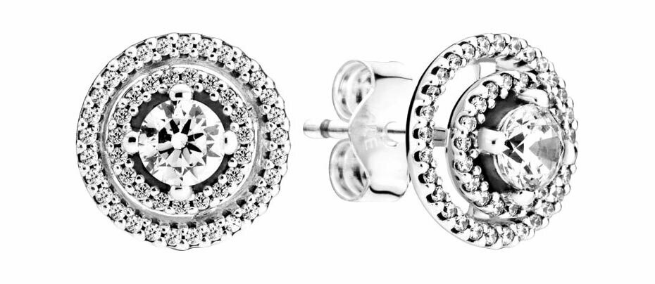 Серьги пусеты, серебро, 925 проба