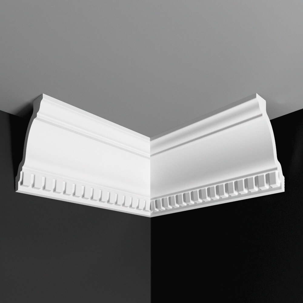 Угол Внутренний к Плинтусу Де-Багет ДП 23/100 Д2000хШ60хВ80 мм.