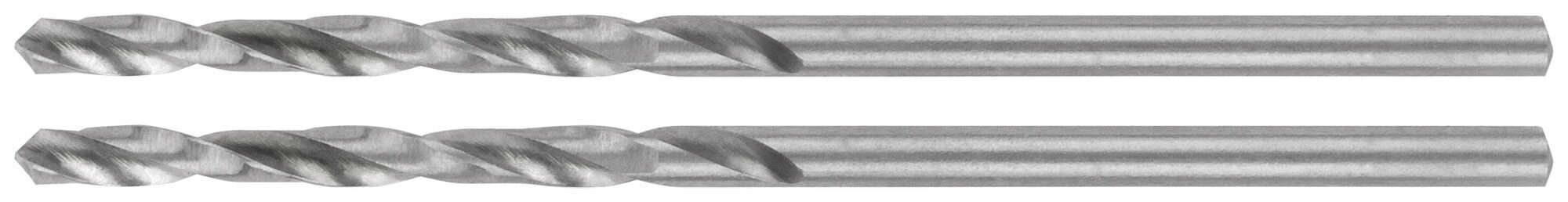 Сверла по металлу HSS шлифованные в блистере, угол заточки 135 , 2,0 x 49 мм (2 шт.)