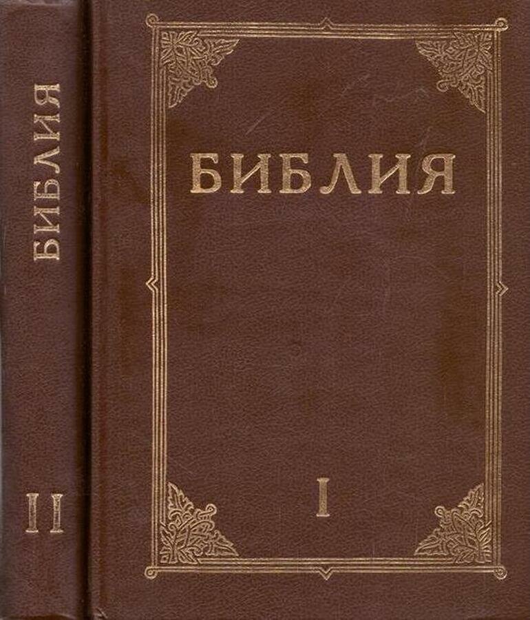 Библия. Книги Священного Писания Ветхого и Нового Завета (канонические) (комплект из 2 книг)