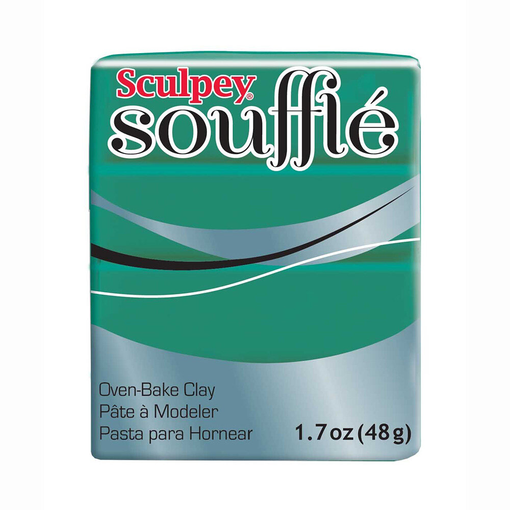 "Sculpey" Souffle полимерная глина SU 48 г СК/Распродажа 6323 нефрит