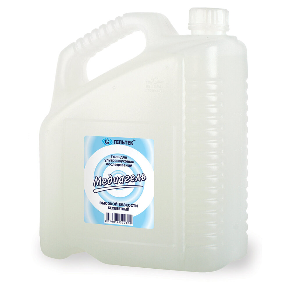 Гель для УЗИ 5 кг гельтек медиагель высокой вязкости, бесцветный