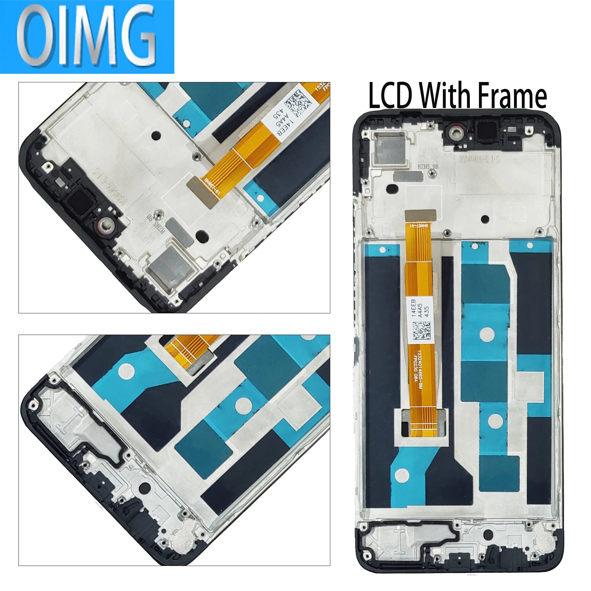 6,67 "для Realme C65 Дисплей Origina ЖК-дисплей с рамкой и дигитайзером сенсорного экрана в сборе LCD With Frame