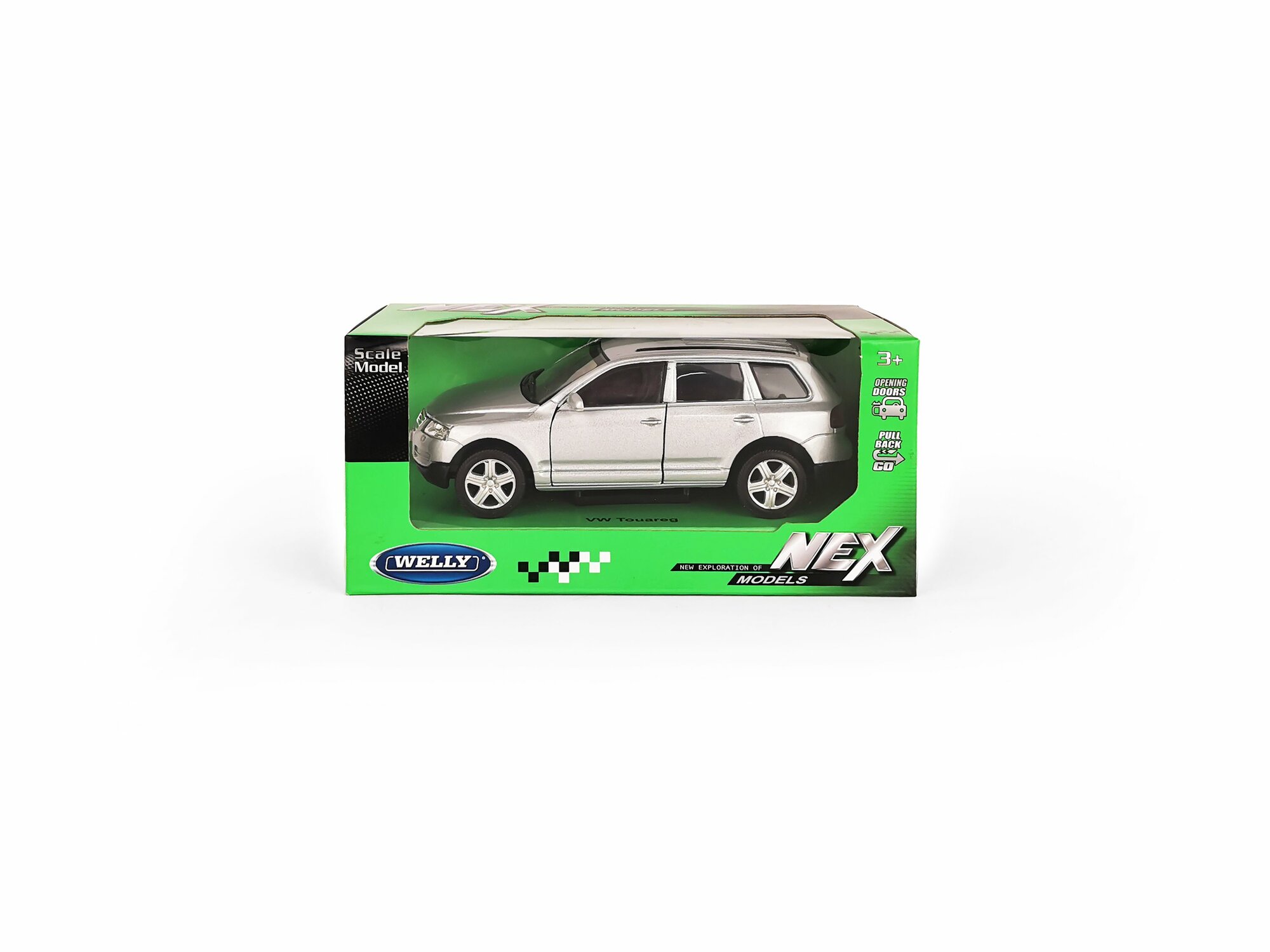 Машинка WELLY 1:31 Volkswagen Touareg, цвет белый, 39877CW