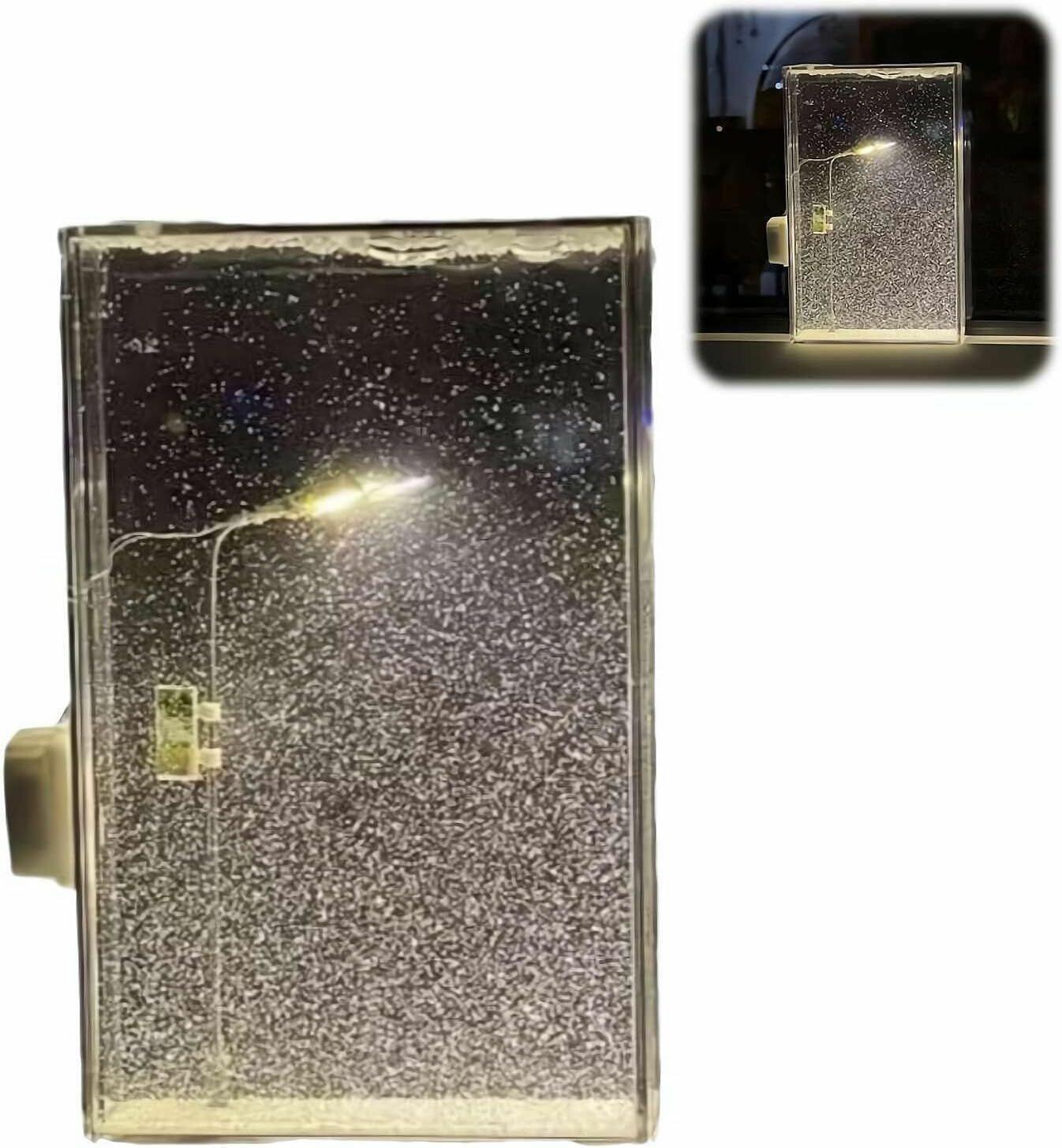 Рождественский снег ночные огни, реалистичные ночные