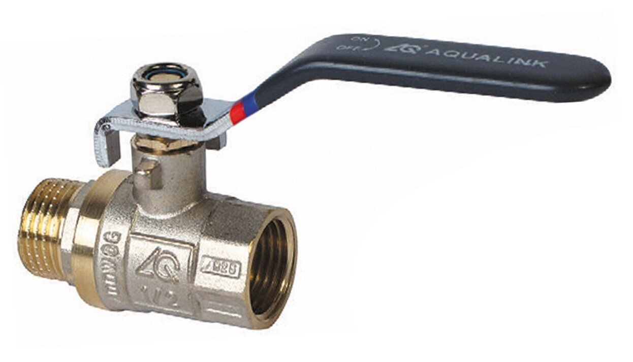 Кран шаровой AQUALINK 3/4 г*ш, ручка