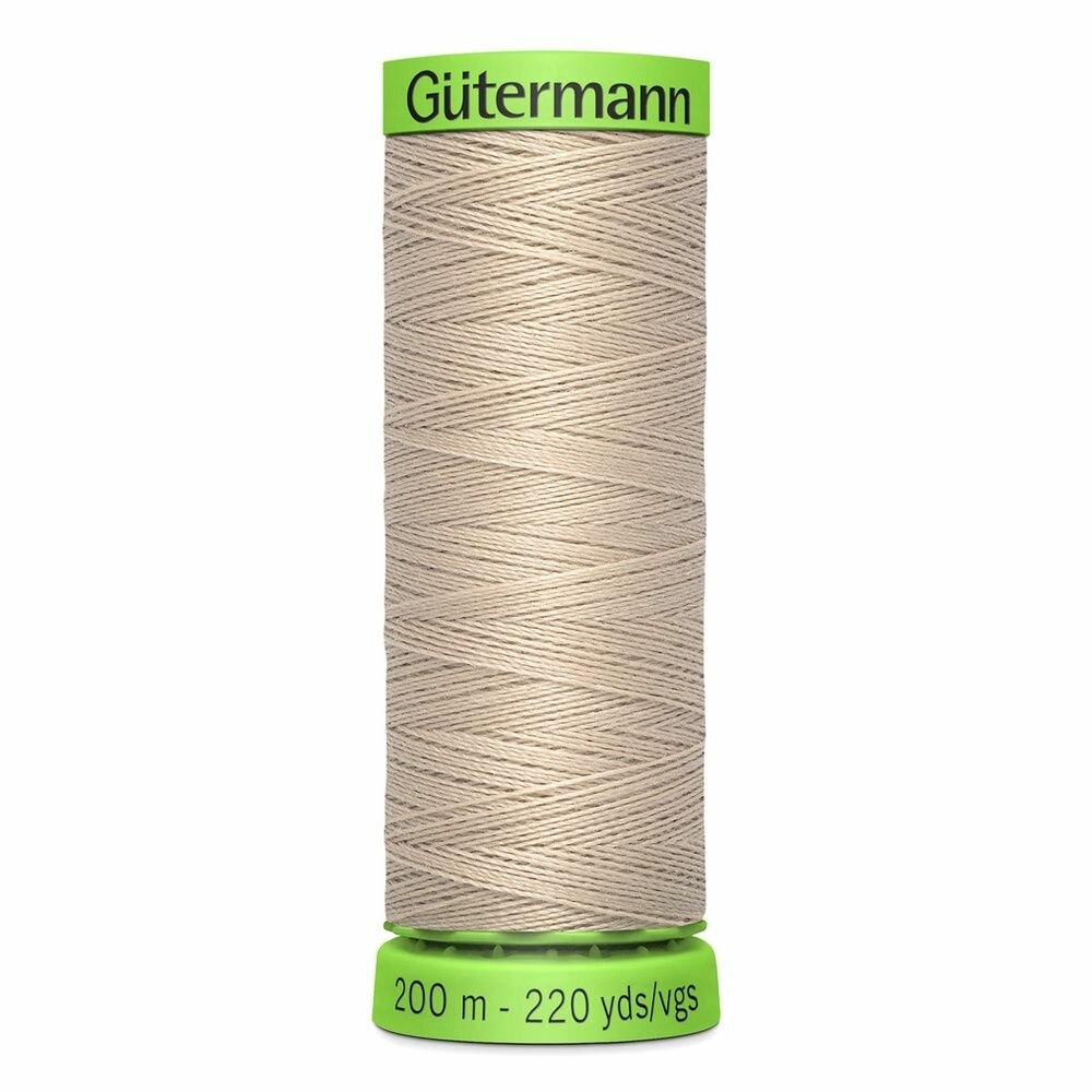 Швейные нитки Gutermann Extra Fine 150/200 м для деликатных материалов, цвет 722 светло-бежевый, 5 шт (2)