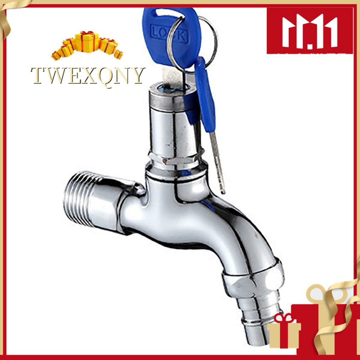 Анти-кран водопроводный кран с замком-ключом из сплава, переключатель-кнопка, кран-нагрудник для кухни, сада на открытом
