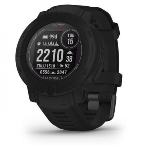 Спортивные часы Garmin Instinct 2 Solar Tactical черные
