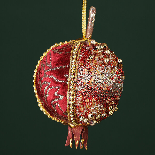 Елочная игрушка Гранат садов Фаулер: Lyonesse Сaprice 11 см, подвеска, Winter Deco, 2007576