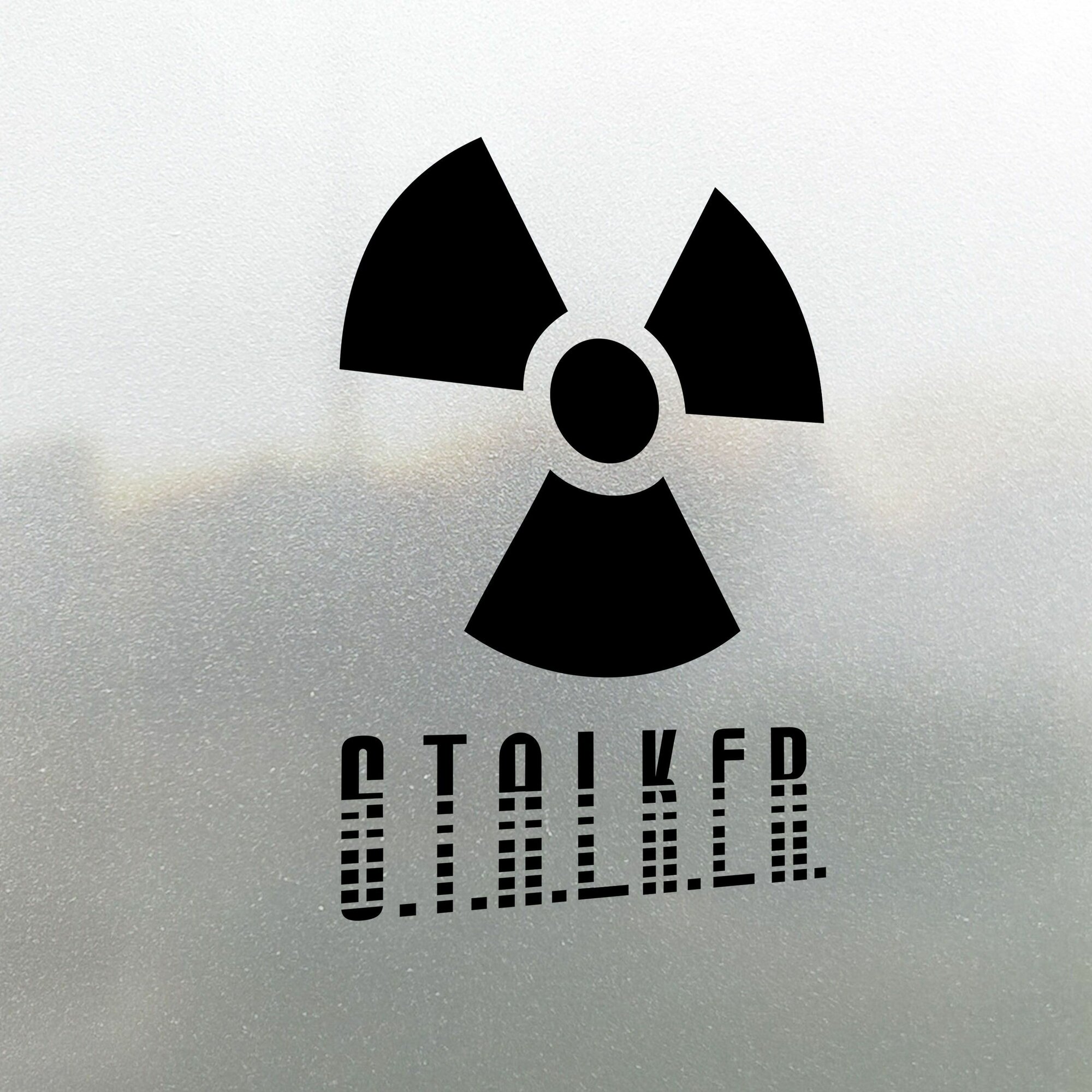 Наклейка на авто Сталкер 30x23