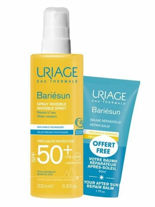 Урьяж Набор Барьесан SPF50+ невидимый спрей + бальзам (2 средства)