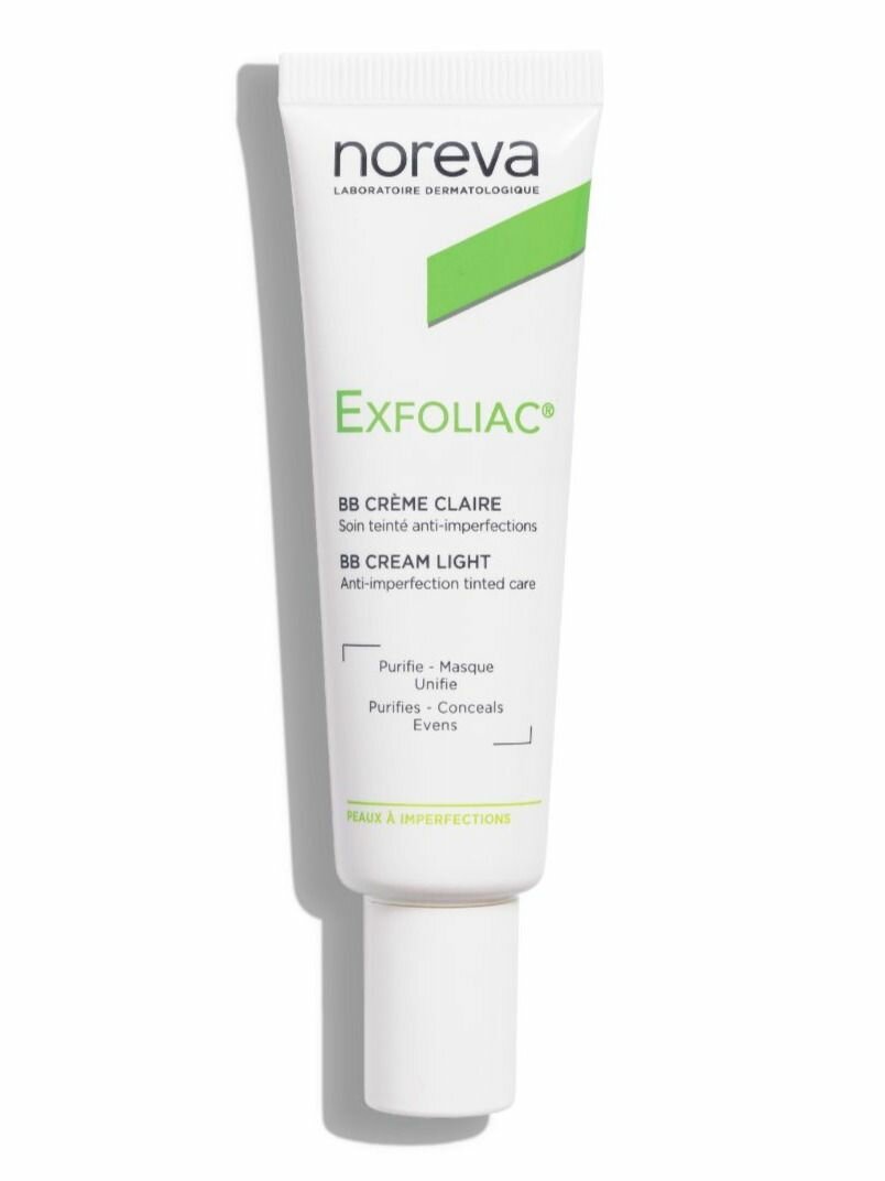 Норева Эксфолиак ВВ-Крем для проблемной кожи, тон светлый, 30 мл (Noreva Exfoliac BB Creme Claire)