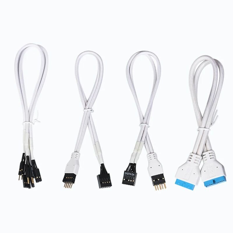 Материнская плата USB 3.0, кабель-переходник для компьютера 20P (папа-мама), удлинительный кабель 2P IO Audio, комплект расширения кабеля ввода-вывода
