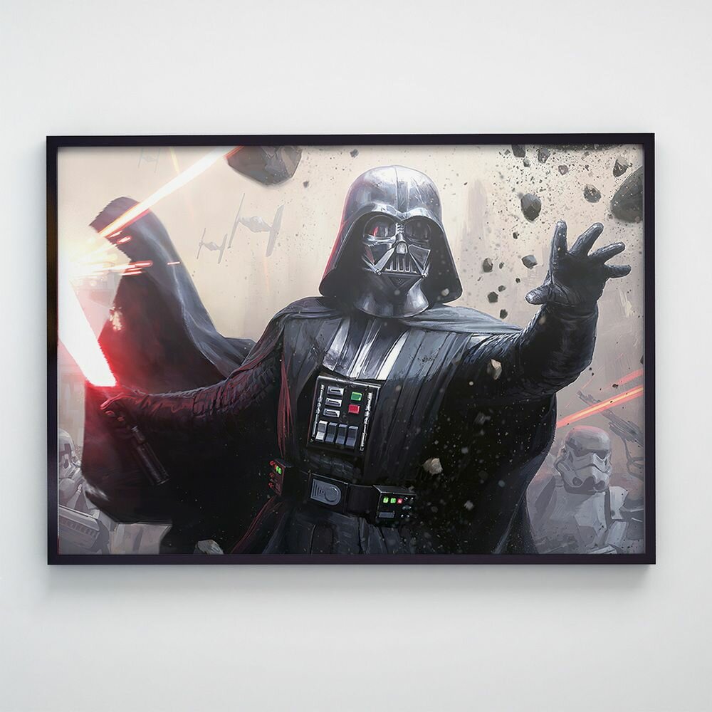 Плакат, постер Star Wars: Darth Vader, Звёздные войны: Дарт Вейдер на бумаге, размер 21х30см