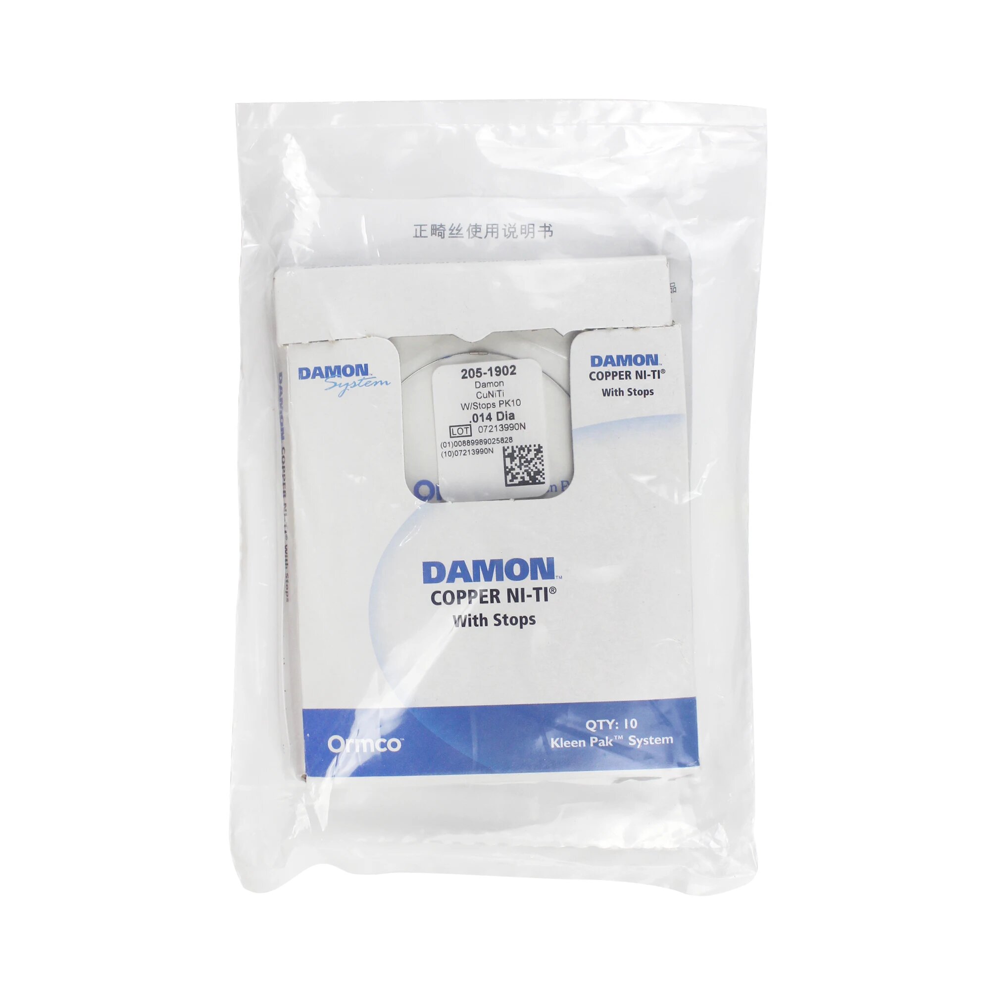 Ортодонтические провода ORMCO DAMON круглые 0,013 0.014 10pcs a box