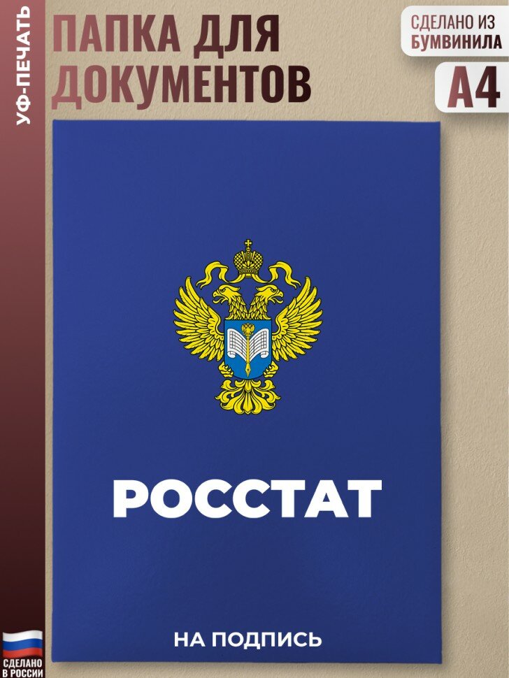 Адресная папка "Росстат" на подпись
