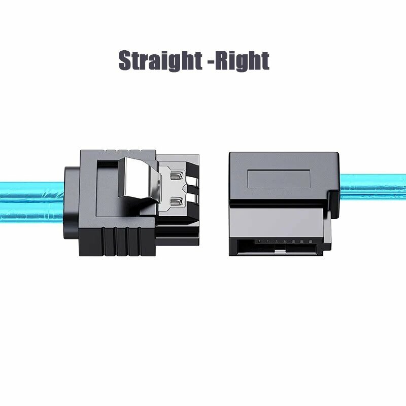 SATA 3.0 кабель 40см, Straight-Right