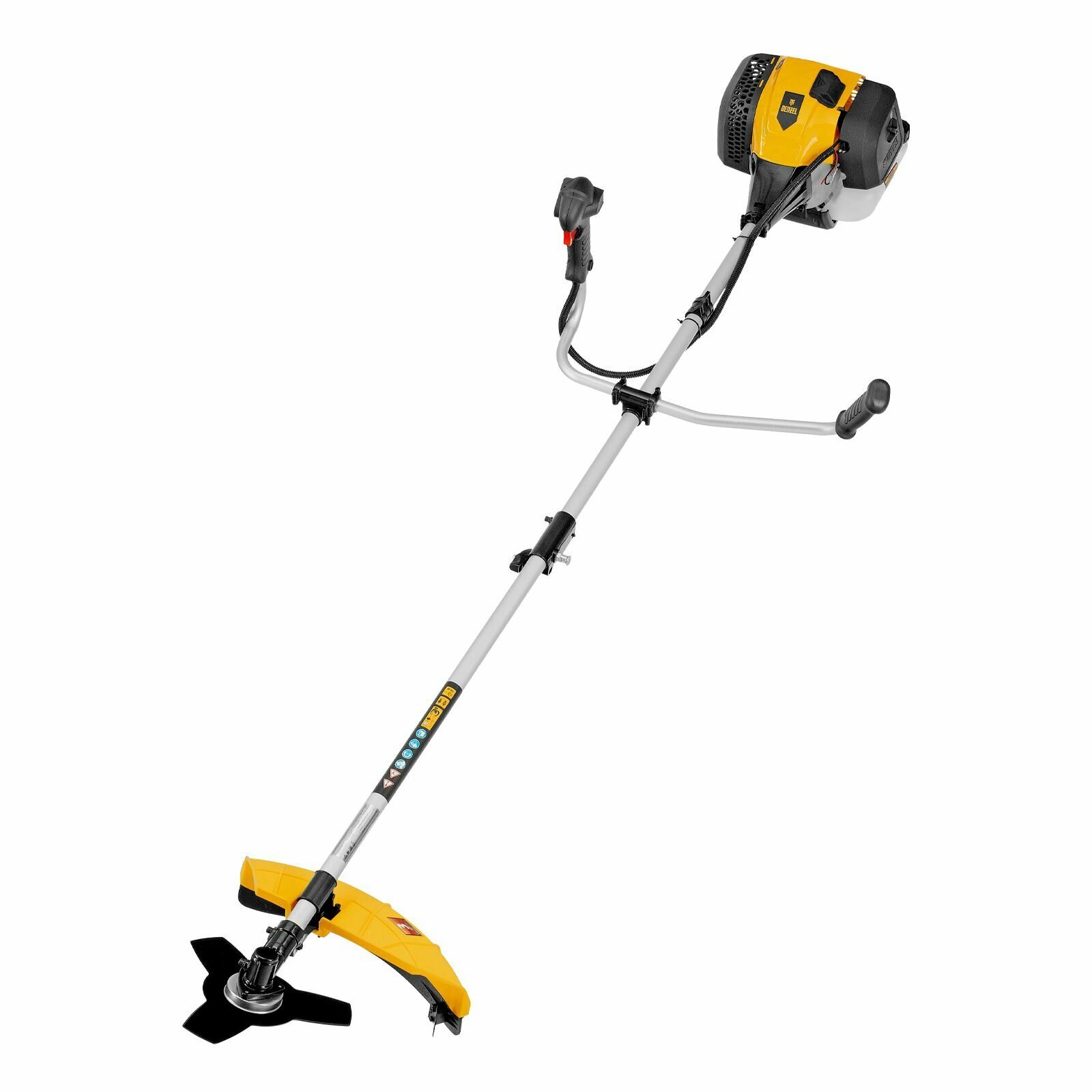 Триммер бензиновый DENZEL DGT 520S, 52 см3, 3 л. с разъемной штангой из 2 частей (96239)