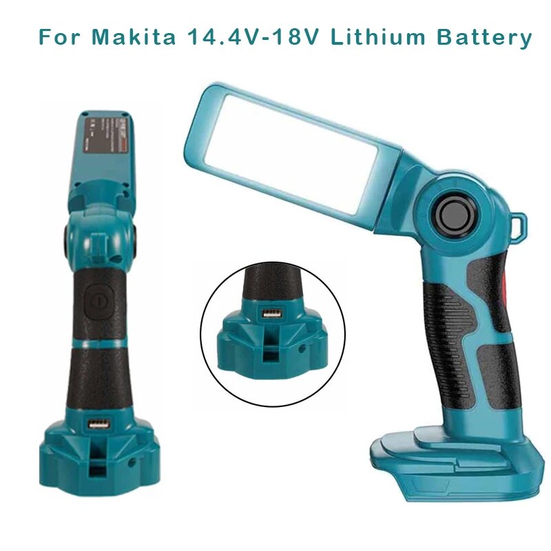 Портативный светодиодный фонарь Makita 12Вт с USB for makita