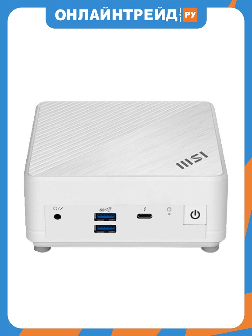 Неттоп Msi Cubi 5 1M-641XRU (Core 3 100U 1.2 ГГц, 8 Гб, SSD 512 Гб, Intel UHD Graphics, noOS) белый