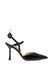 Туфли FENDI Pointed-toe slingback pumps, размер 38,5