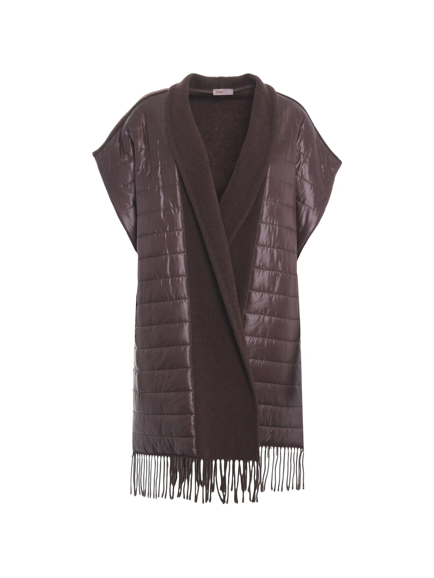 Накидка Fringed-hem cape
