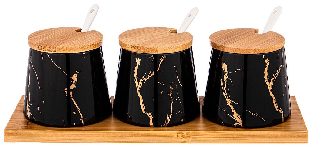 Набор для специй 42-357 7 предметов lefard fantasy черный