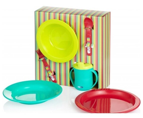 Детский столовый набор Bebe Due , 6 предметов
