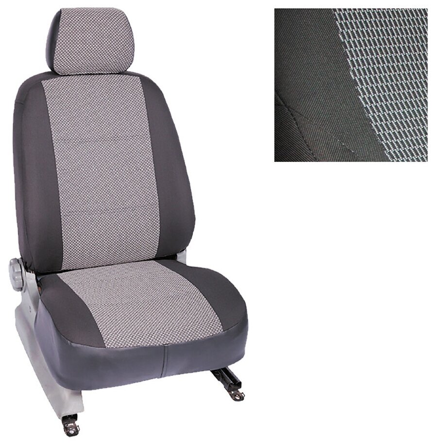 Чехлы из Жаккарда для Toyota LC PRADO 150 (5 мест) 2017-н. в.