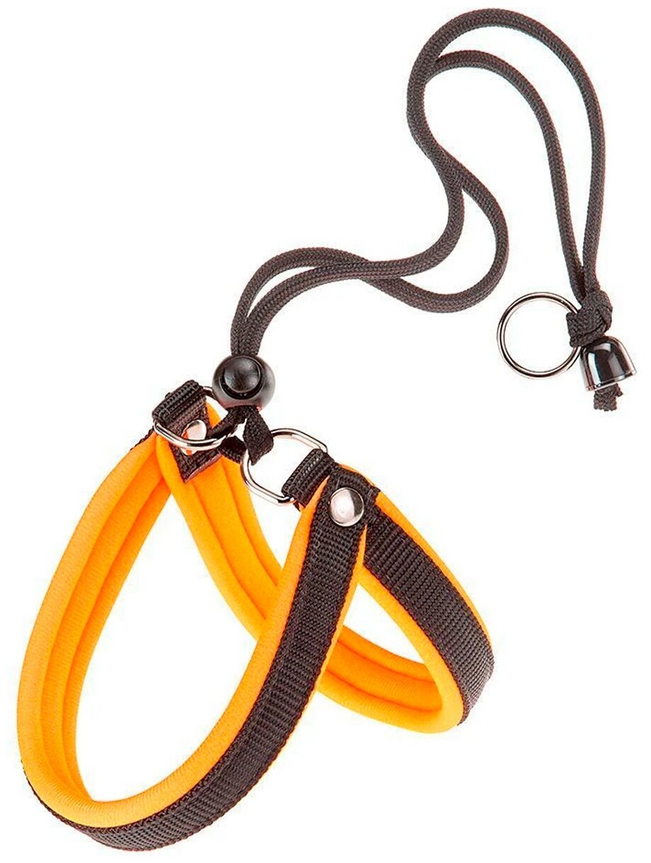 Шлейка для собак маленьких пород Ferplast Agila Fluo 2 оранжевая (1 шт)