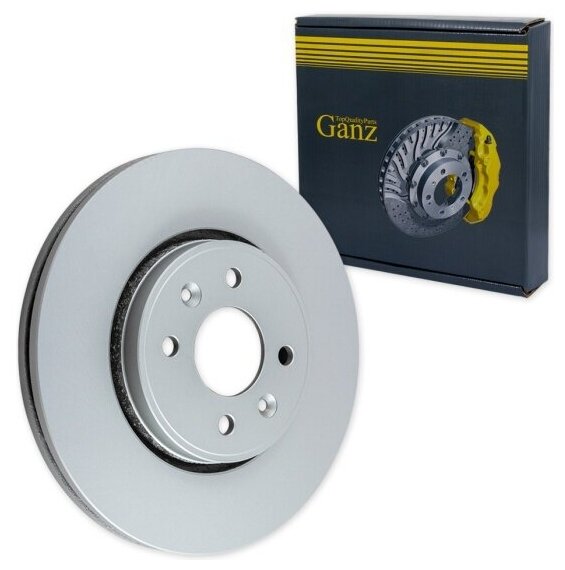 Диск тормозной передний Ganz GIJ06115 для RENAULT Megane II/Scenic II вентилируемый, 1 шт