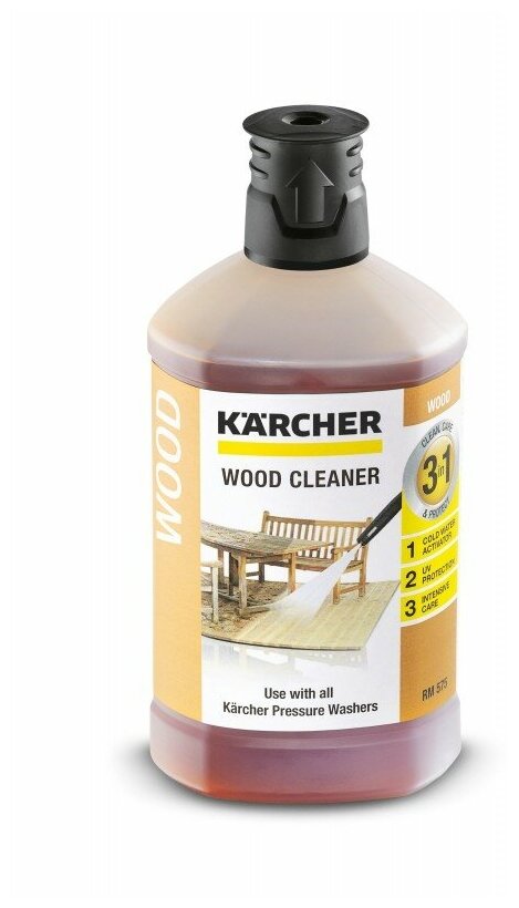 Средство для чистки древесины 3 в 1, 1 л, Karcher | 6.295-757.0